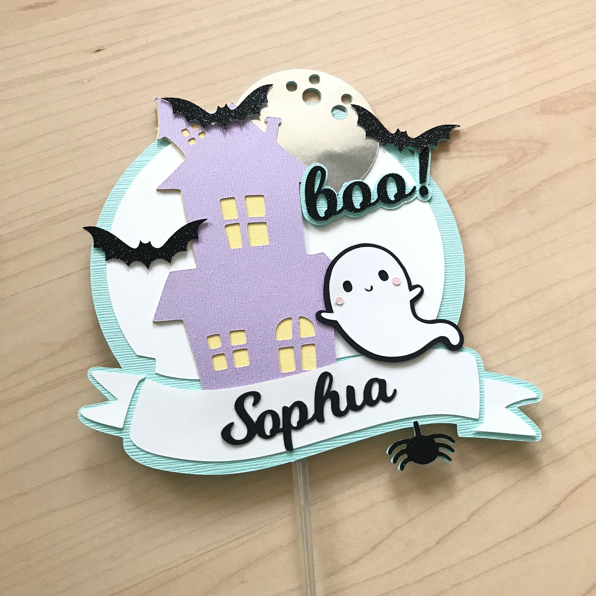 Halloween Cake Topper – Glitter Paper Scissors