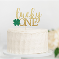 Lucky One Cake Topper – Glitter Paper Scissors